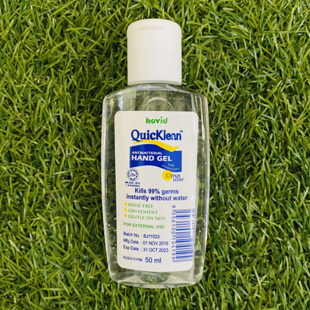 50ml Hovid QuicKlean Antibacterial Hand Gel | Shopee Malaysia