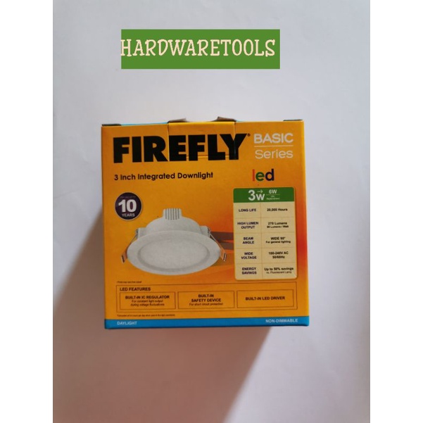 Firefly Led Integrated Downlight 3W / 3 inch | Shopee Malaysia