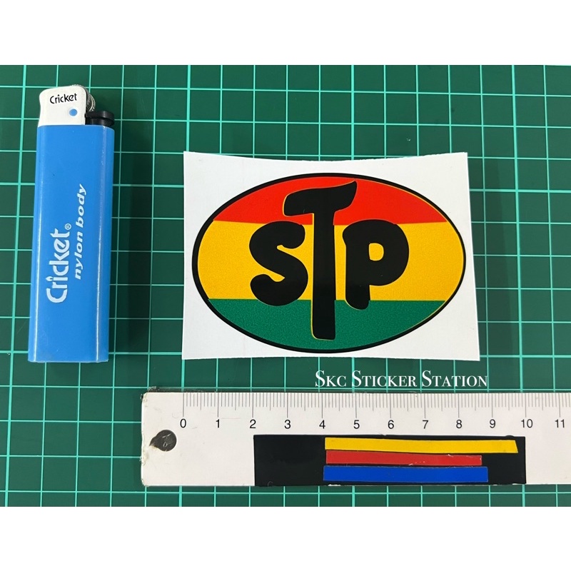 STP (Small/Big) Sticker Cutting Overlapping Reflective #stp #retro ...