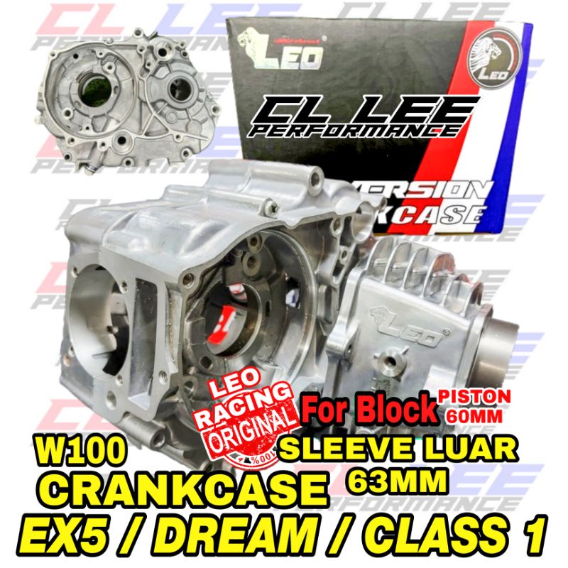 LEO CRANKCASE 63MM CASING CUSTOM BORE For BLOCK LEO 58mm 59mm 60mm ...