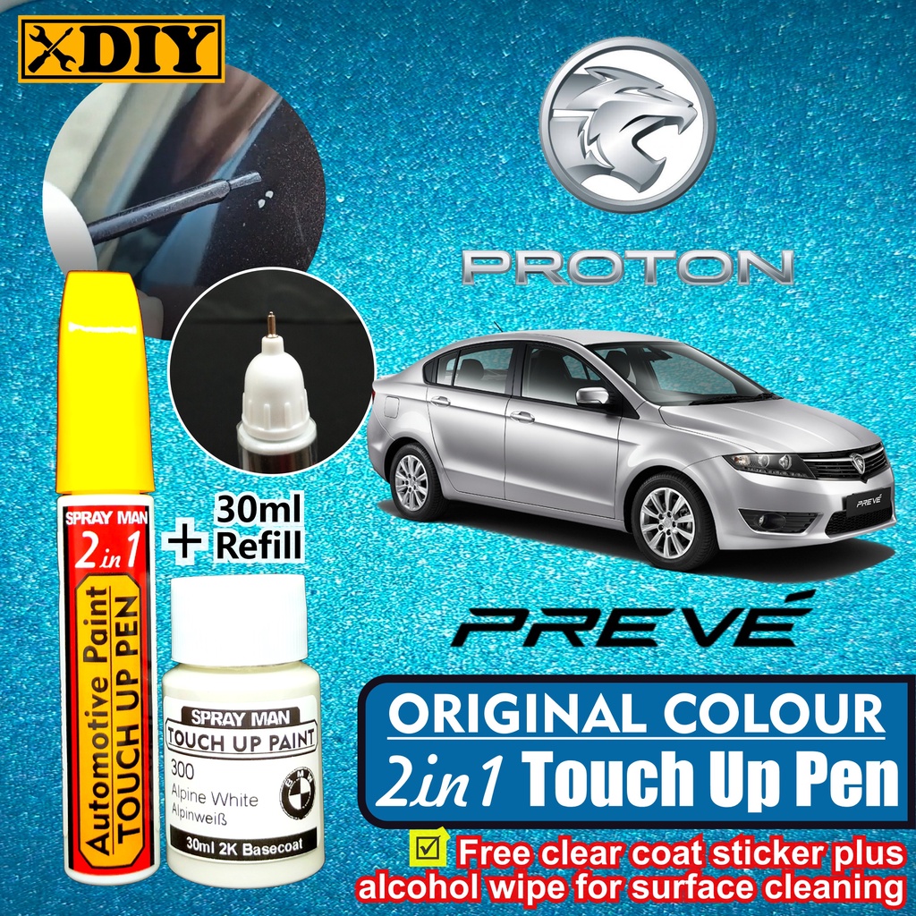 Proton Preve 2in1 Touch Up Pen Original Colour Automotive Paint ...