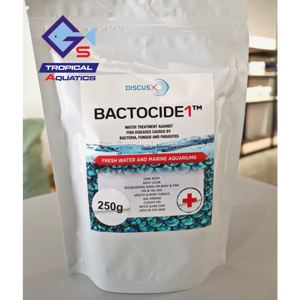 BACTOCIDE 1 250G FISH MEDICINE FOR EXTERNAL BACTERIAL INFECTION/UBAT ...