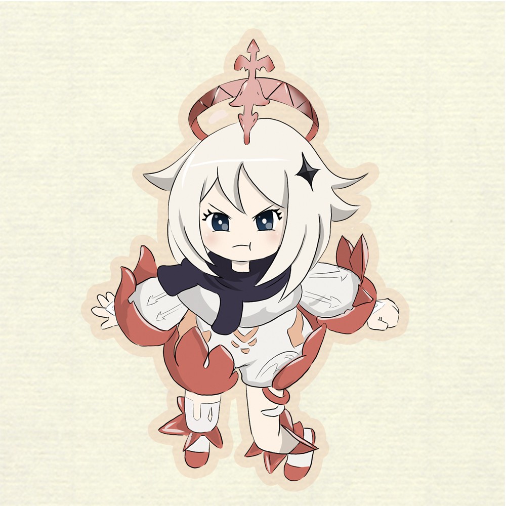 Paimon Genshin Impact vinyl sticker | Shopee Malaysia