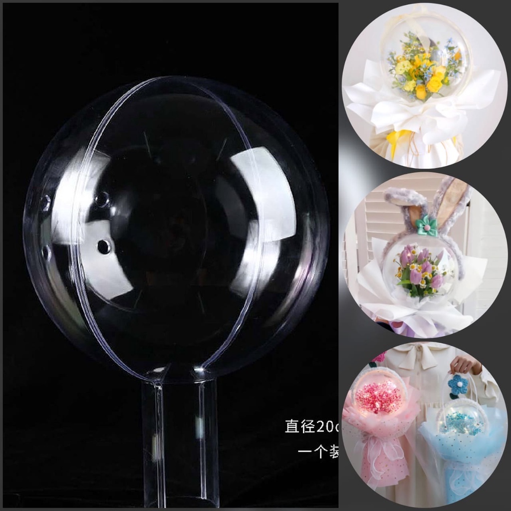 Acrylic Ball Clear Plastic Ball Bobo Balloon Casing | Shopee Malaysia