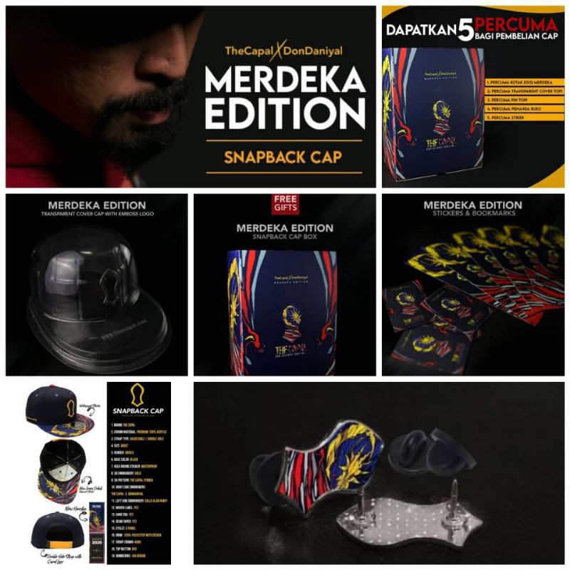 The capal ORIGINAL cap X donDaniyal MERDEKA EDITION | Shopee Malaysia