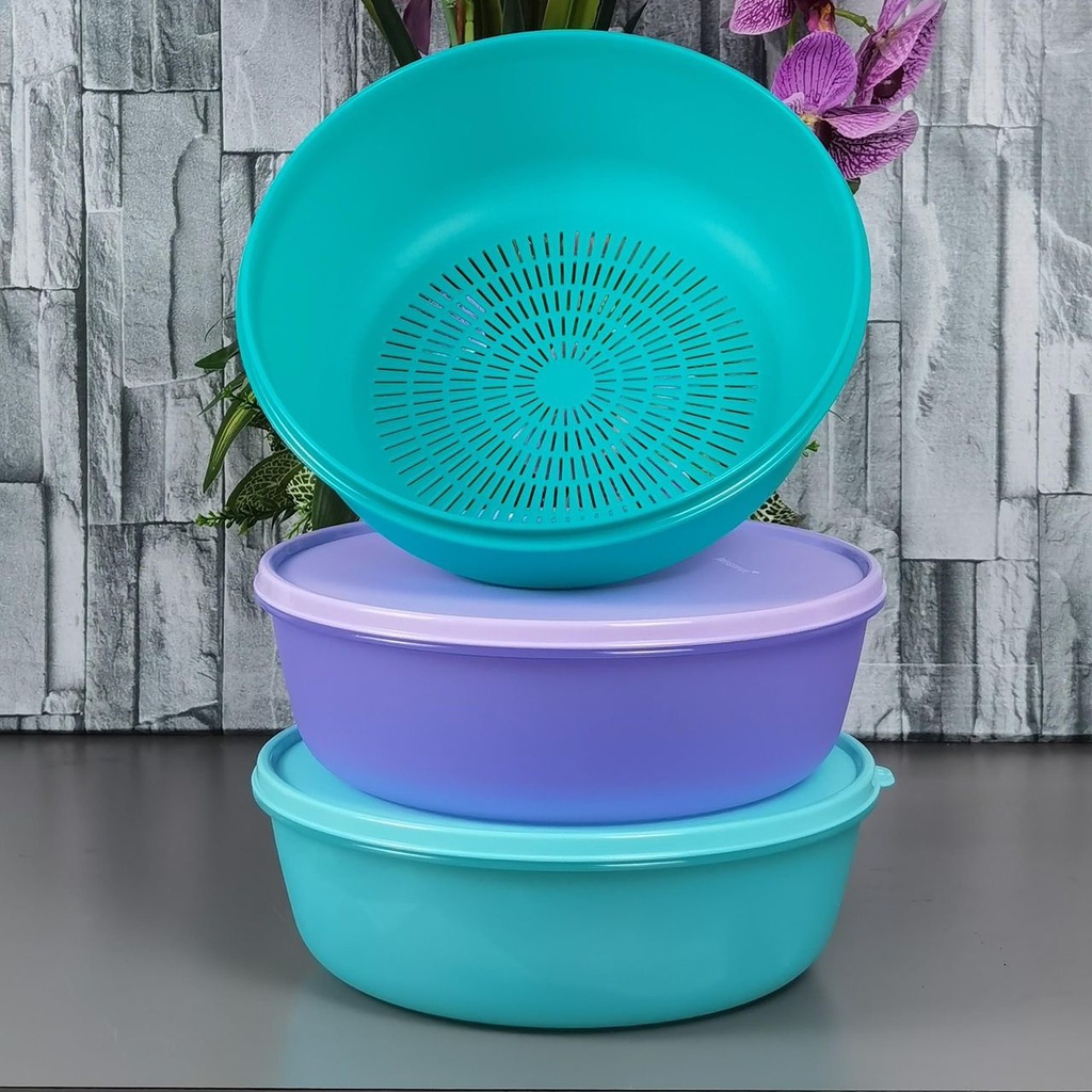 TupperwareBrand Modular Bowl with Colander (3pcs) | Shopee Malaysia