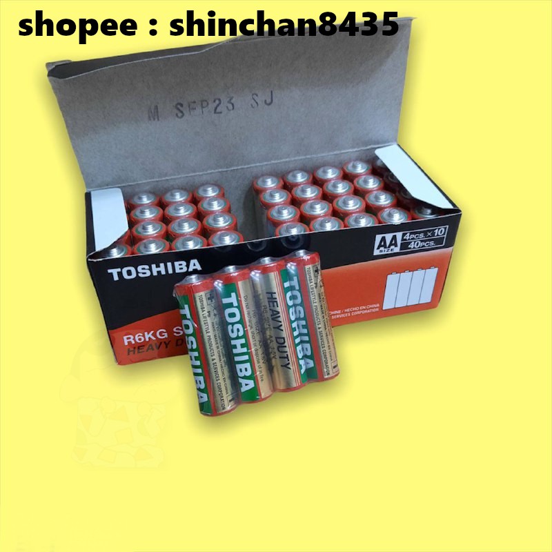 Toshiba Heavy Duty AA/AAA 1.5V Battery (4Pcs) | Shopee Malaysia
