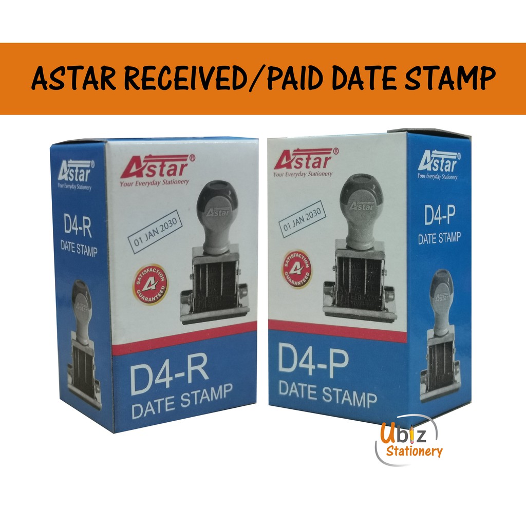 Astar Received / Paid Date Stamp | Shopee Malaysia
