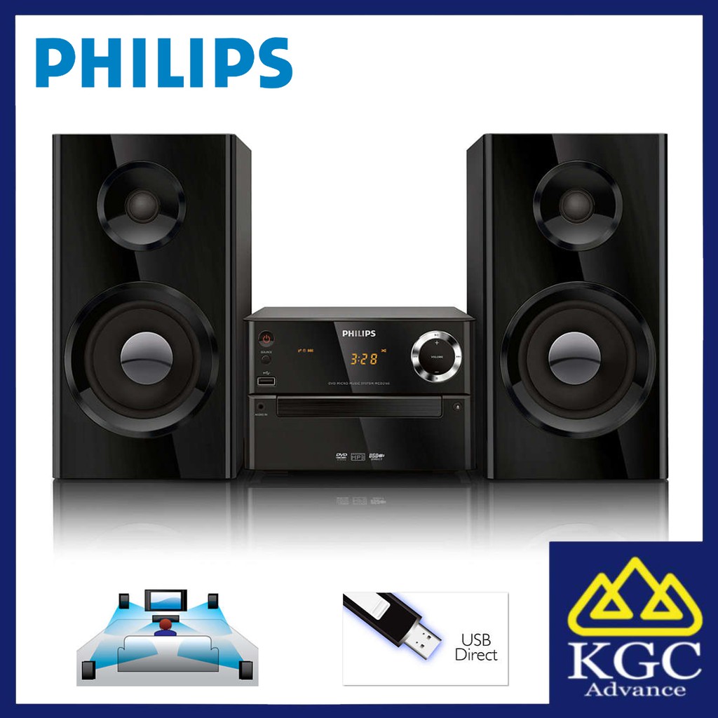 Philips DVD Micro Music System MCD2160/12 | Shopee Malaysia