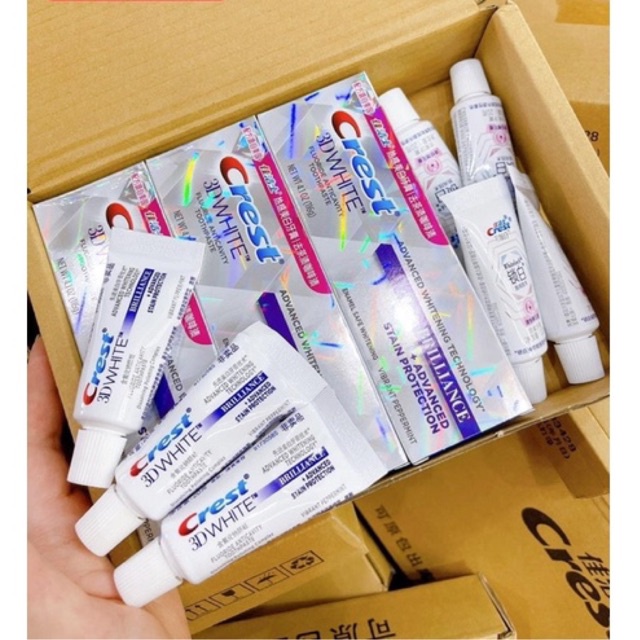 Crest 9-tube toothpaste set (3 big tubes + 6 tubes) | Shopee Malaysia