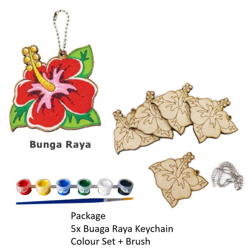 HLS Kids Children Play Art and Craft 10in1 DIY Merdeka Flower Pinwheel ...