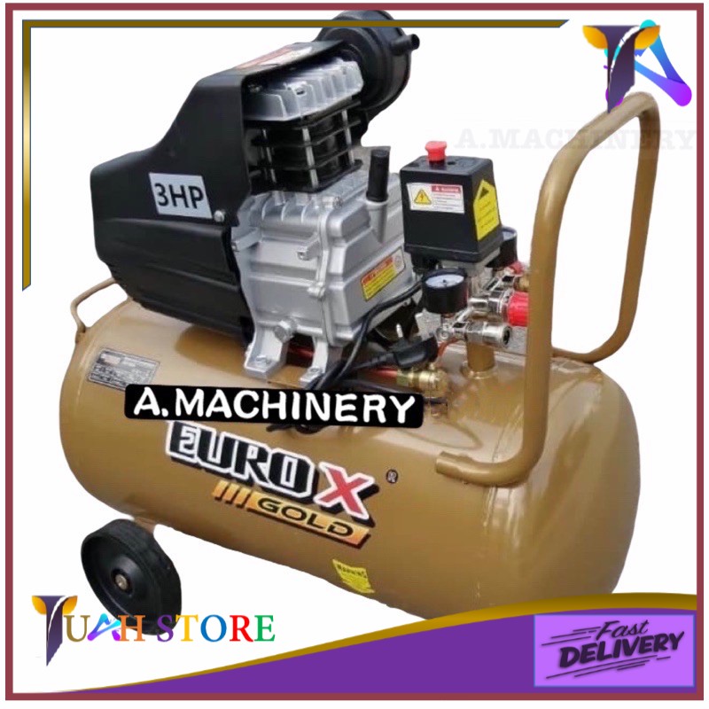 TUAH952 - EAX3060 EUROX GOLD EAW3060G 3HP 60L Direct Drive Air Compressor EAW3060G(OEM) | Shopee ...