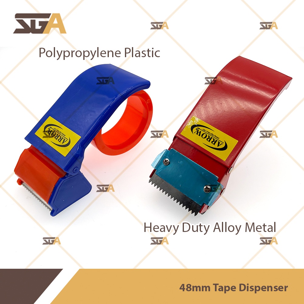 ARROW 48MM Polypropylene Plastic OPP Tape Dispenser / 48mm Heavy Duty ...