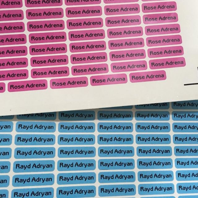 A4 STICKER NAMA WARNA - (50pcs +-) | Shopee Malaysia