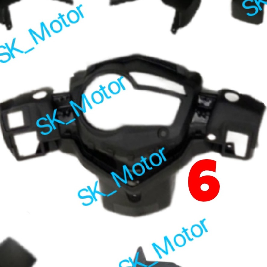 Yamaha Y15ZR Y15 YSUKU V1 Original Inner Cover Full Set Kaver Hitam ...
