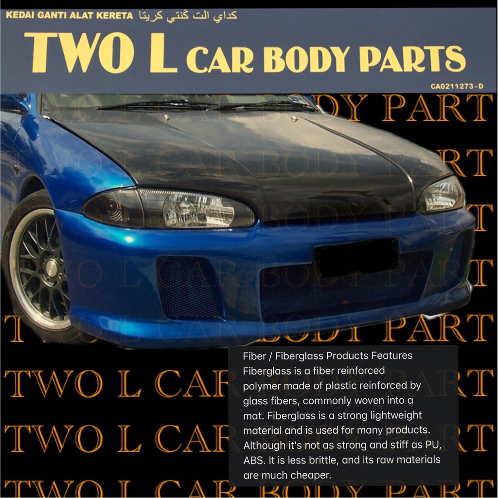 wira promote bonnet fibre bodykit | Shopee Malaysia