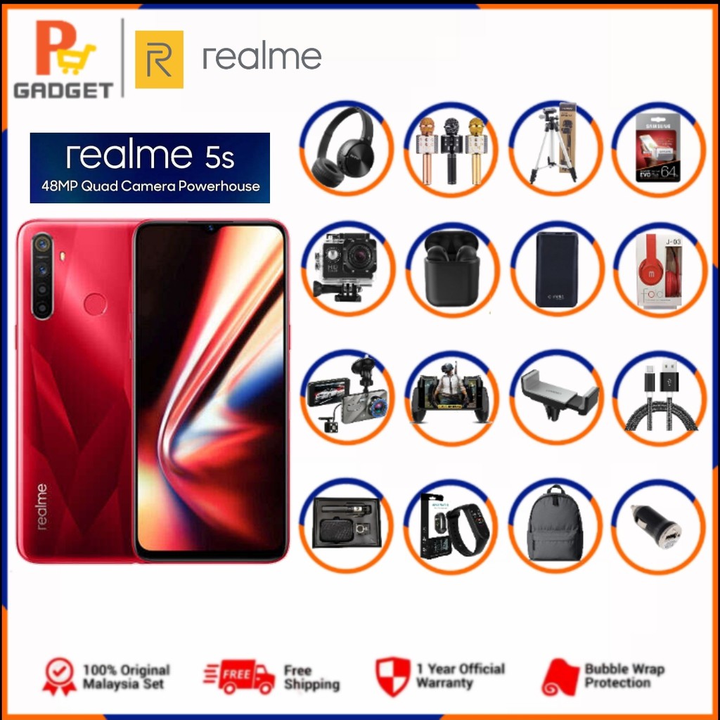 Realme 5s [4GB RAM + 128GB ROM] | Shopee Malaysia