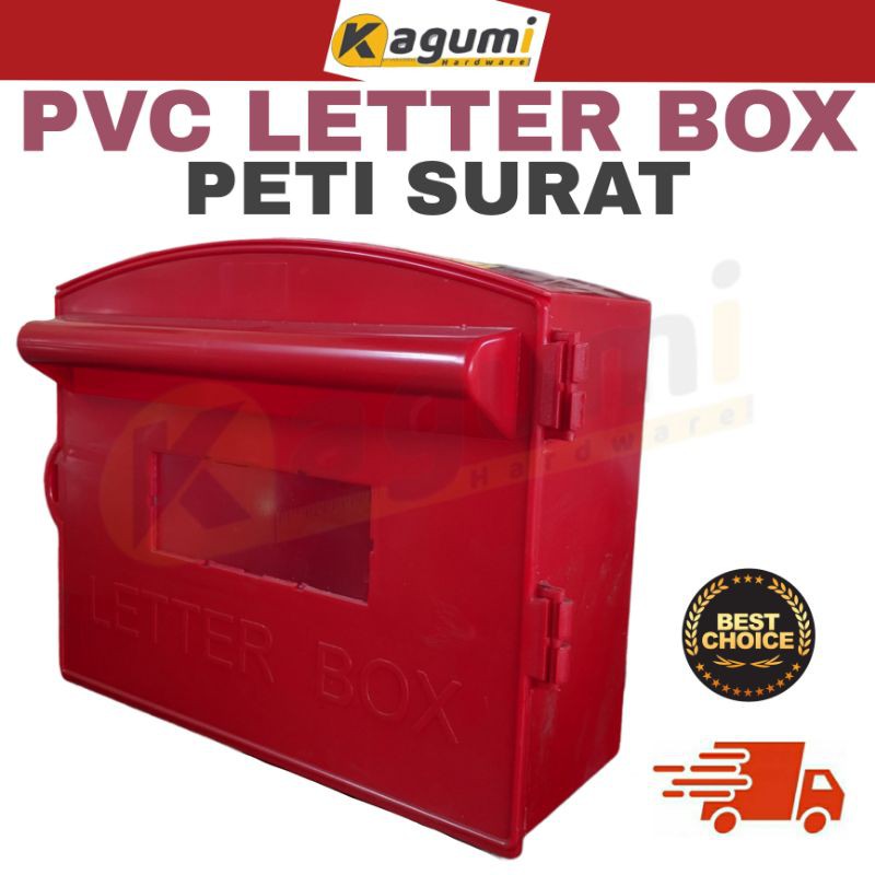 PVC LETTER BOX / PETI SURAT (RED) | Shopee Malaysia