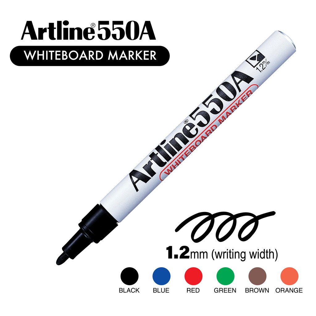 Artline 550A Whiteboard Marker 1.2mm | Shopee Malaysia