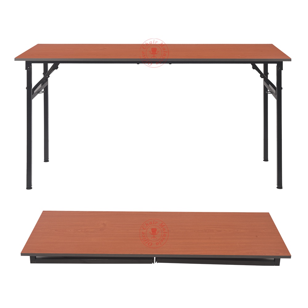 Cherry Maple Folding Table / Foldable Table / Banquet Table / Office ...