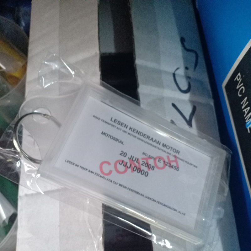 Lesen Kenderaan Motor case keychain - ckh | Shopee Malaysia