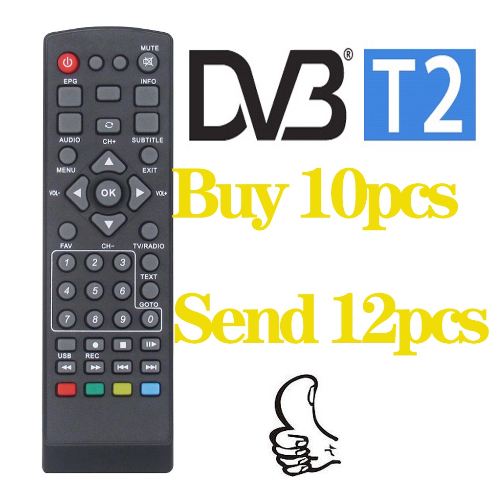 DVB-T2 Tv Box Remote Control MY TV Mediacorp Tv For DVB T2 Decoder ...