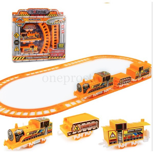 Mainan Kereta Api Kanak-Kanak Electric Train Truck Set Toys Kids ...