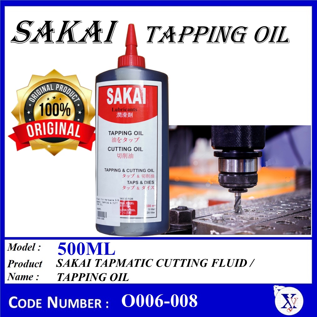 O006-008 [100% ORIGINAL] 500ML SAKAI TAPMATIC CUTTING FLUID / TAPPING ...
