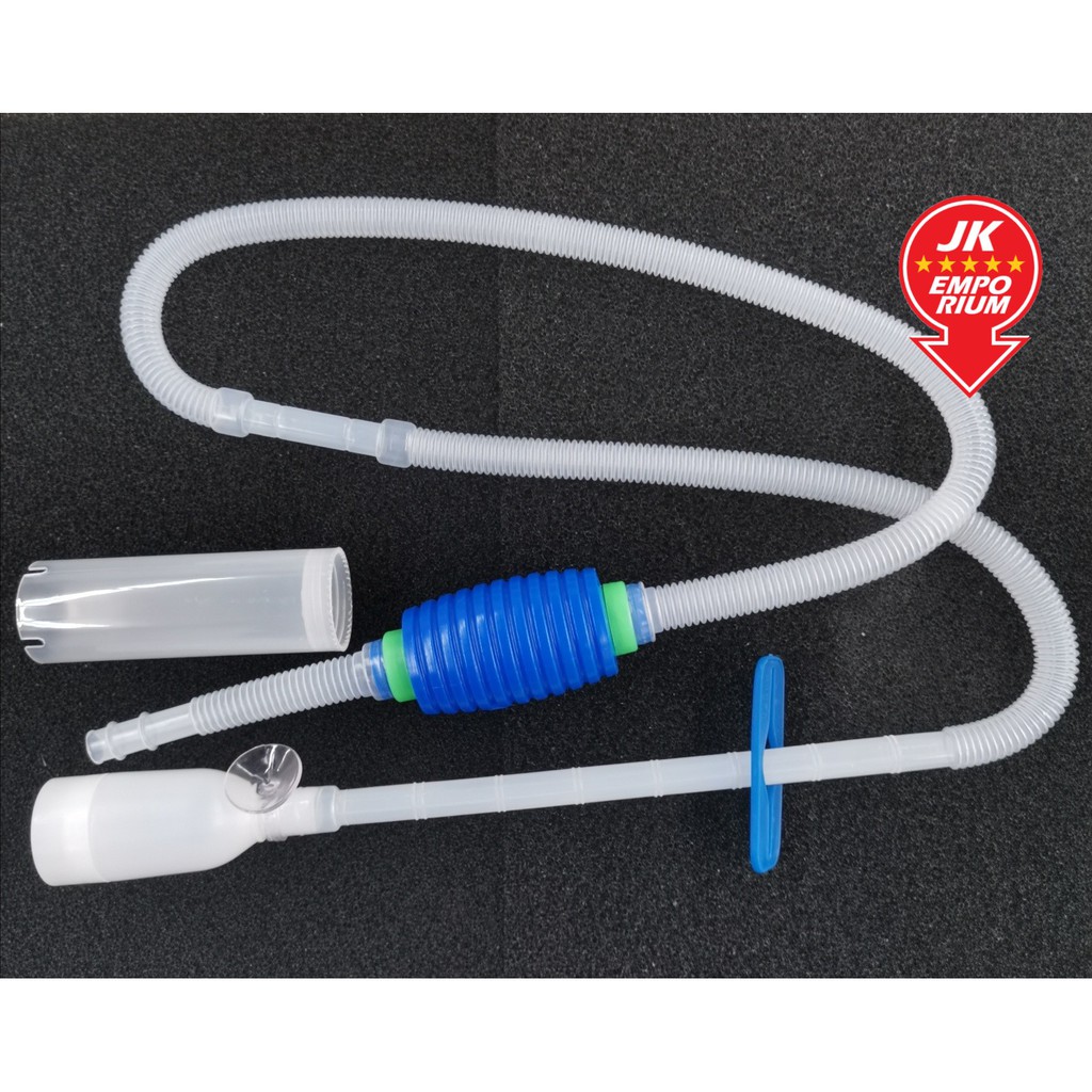 174cm Aquarium Water Syphon Siphon Gravel Sand Cleaner Vacuum Changer ...