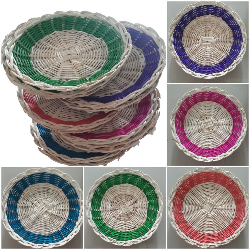 Rattan plates/ Rattan chicken plates/ Beautiful Unique Genuine Rattan ...