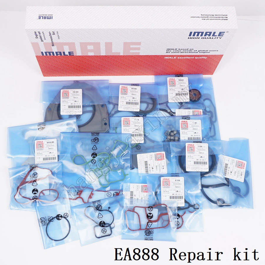 【IMALE】EA888 Engine Overhaul Maintenance Cylinder gasket Valve oil seal Kit For VW Golf MK6 GTI ...