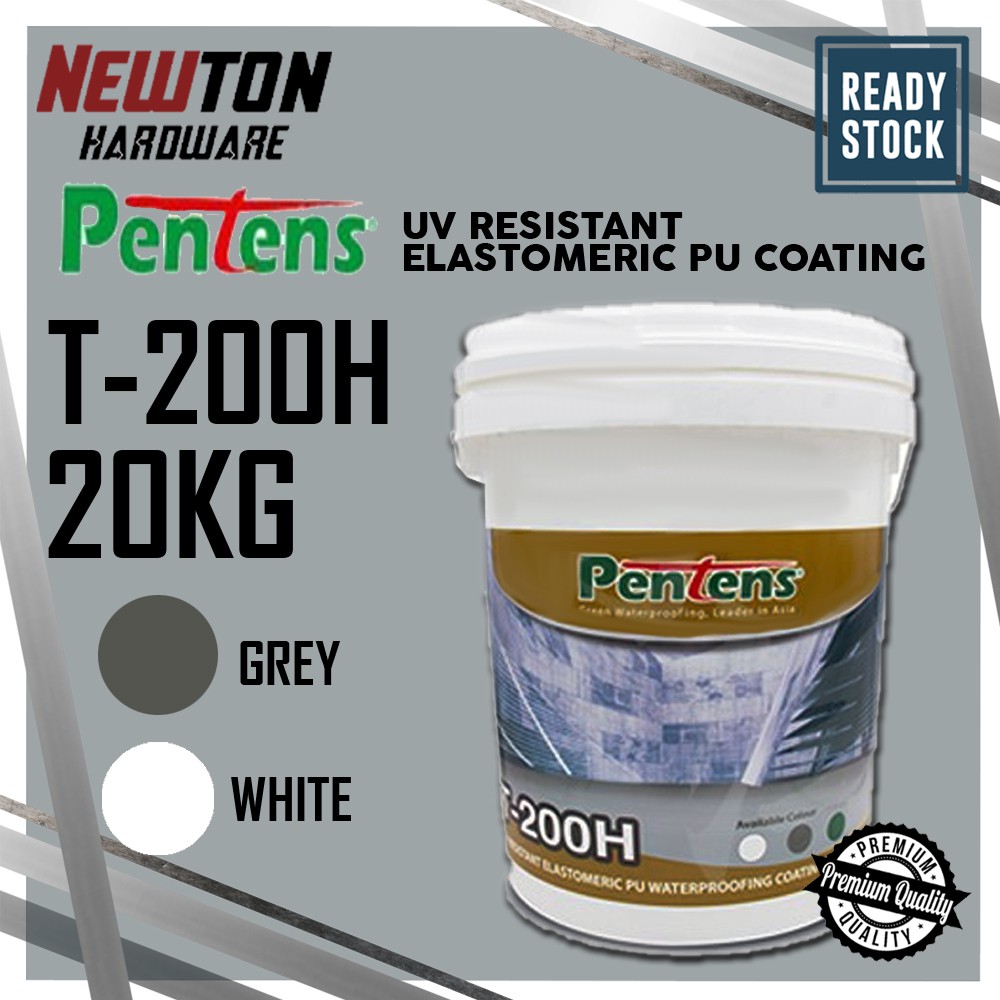 PENTENS UV RESISTANT ELASTOMERIC PU WATERPROOFING COATING - 20KG (T200 ...