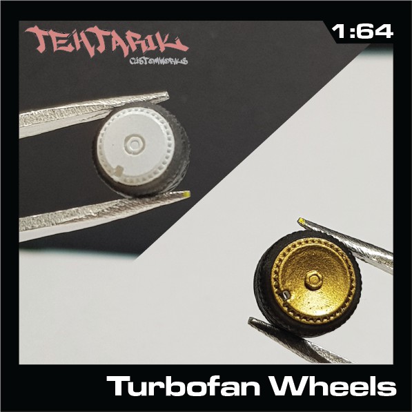 Turbofan Resin Rims 1:64 Scale 9mm 10mm | Shopee Malaysia