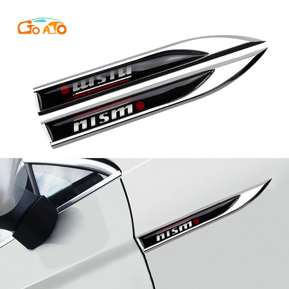 GTIOATO NISMO Metal Emblem Badge For Nissan Almera Grand Livina Sentra ...