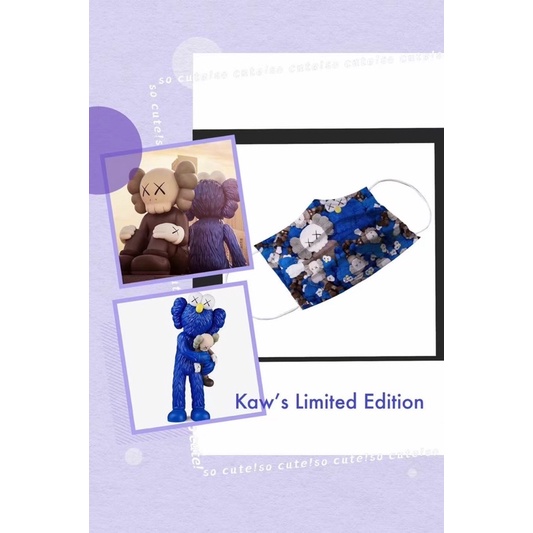 Kaws limited edition Facemask adult marvel ironman captain kids ...