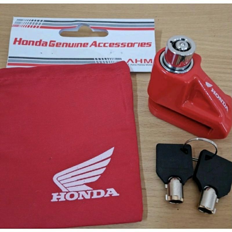 Original AHM MOTORCYCLE DISC LOCK / DOUBLE LOCK (DISLOCK) | Shopee Malaysia