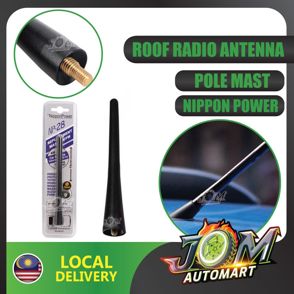Universal Antena Car Roof Radio Antenna Pole Mast Perodua Myvi Alza Proton Waja Persona Vios ...