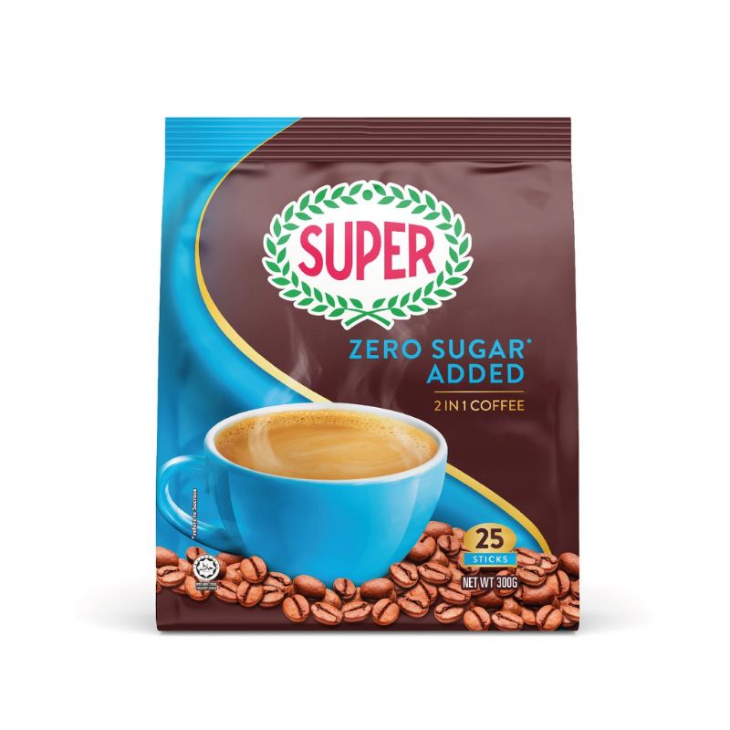 Super Zero Sugar Added 2IN1 Coffee (25 Sticks) | Shopee Malaysia