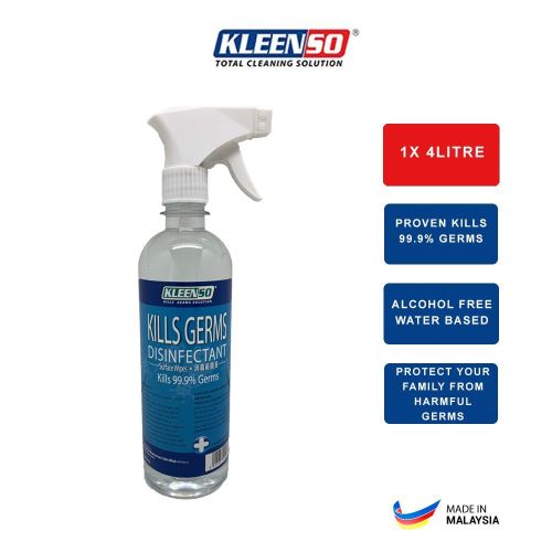 Kleenso Kills Germs Disinfectant 500ml Sanitizer Cleaner | Shopee Malaysia