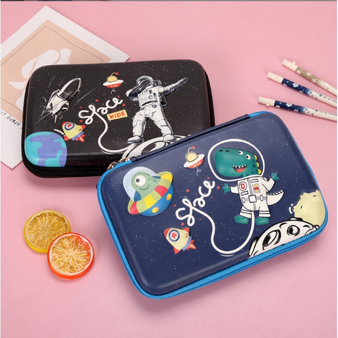 Astronaut Unicorn Pencil Case Large 3D Eva Stationery Pencil Box ...