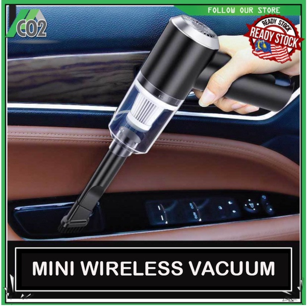 Wireless Portable Car Vacuum Cleaner Cordless Rechargeable Vakum ...