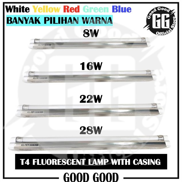 [NEW] T4 LED Tube Light Complete Set With Casing energy saving Same as ...