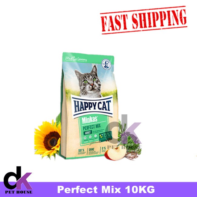 Happy Cat Minkas Perfect Mix 10KG Cat Food | Shopee Malaysia
