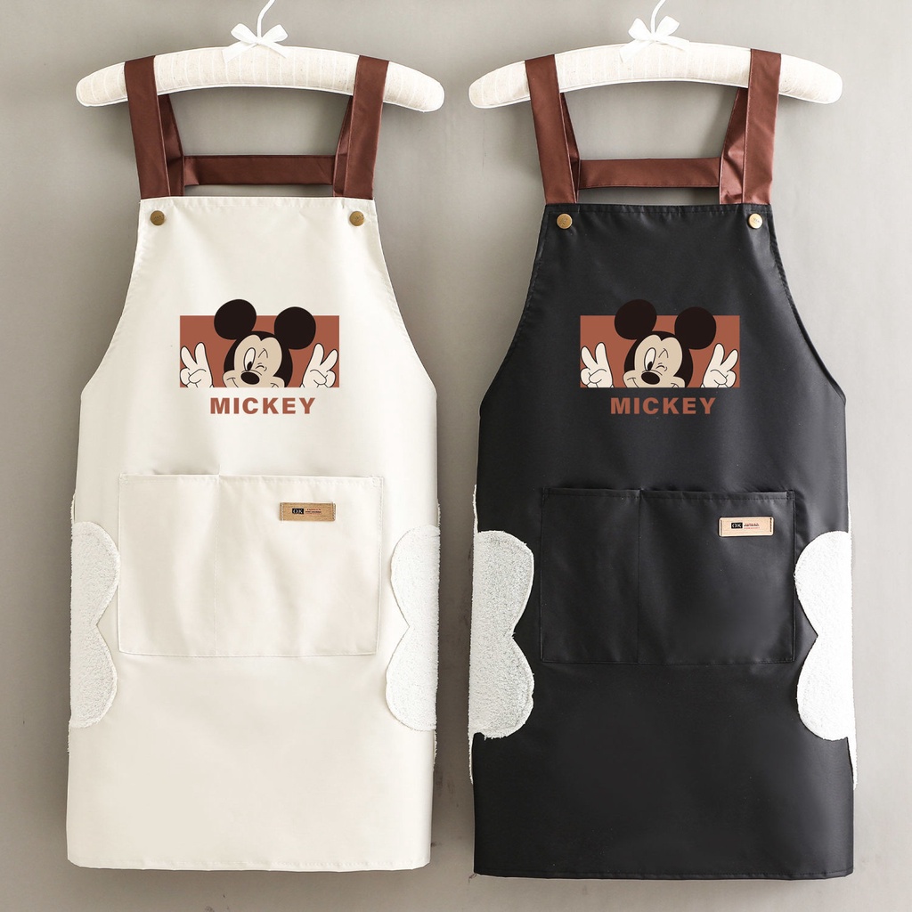 Household Kitchen Apron Female Cooking Waterproof Oilproof Influencer ...