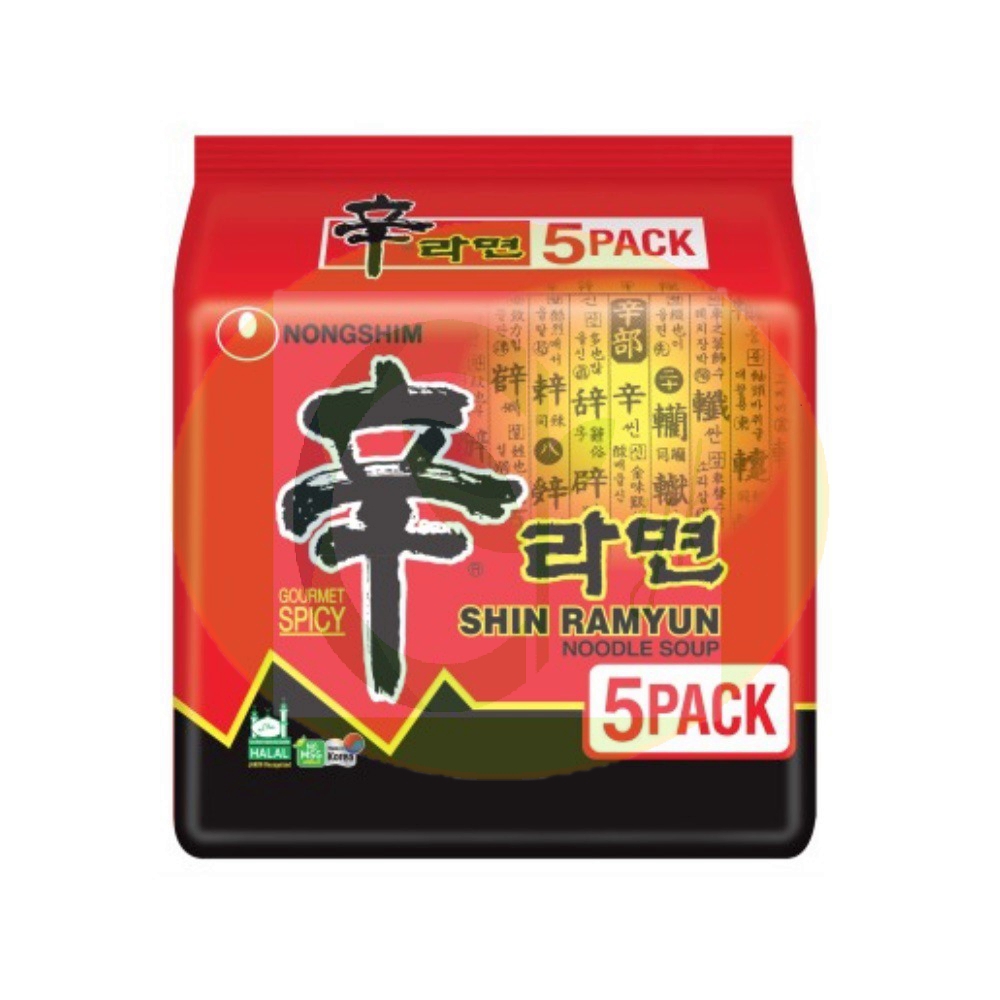 Nong Shim Shin Ramyun Ramen (120g X 5pack) | Shopee Malaysia