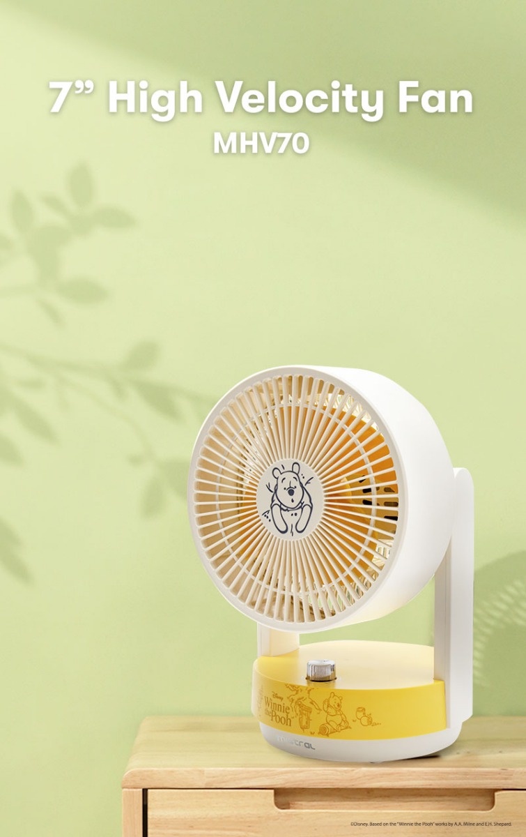 Disney x Mistral Rechargeable USB Air Cooler - Winnie the Pooh | MAC005 ...