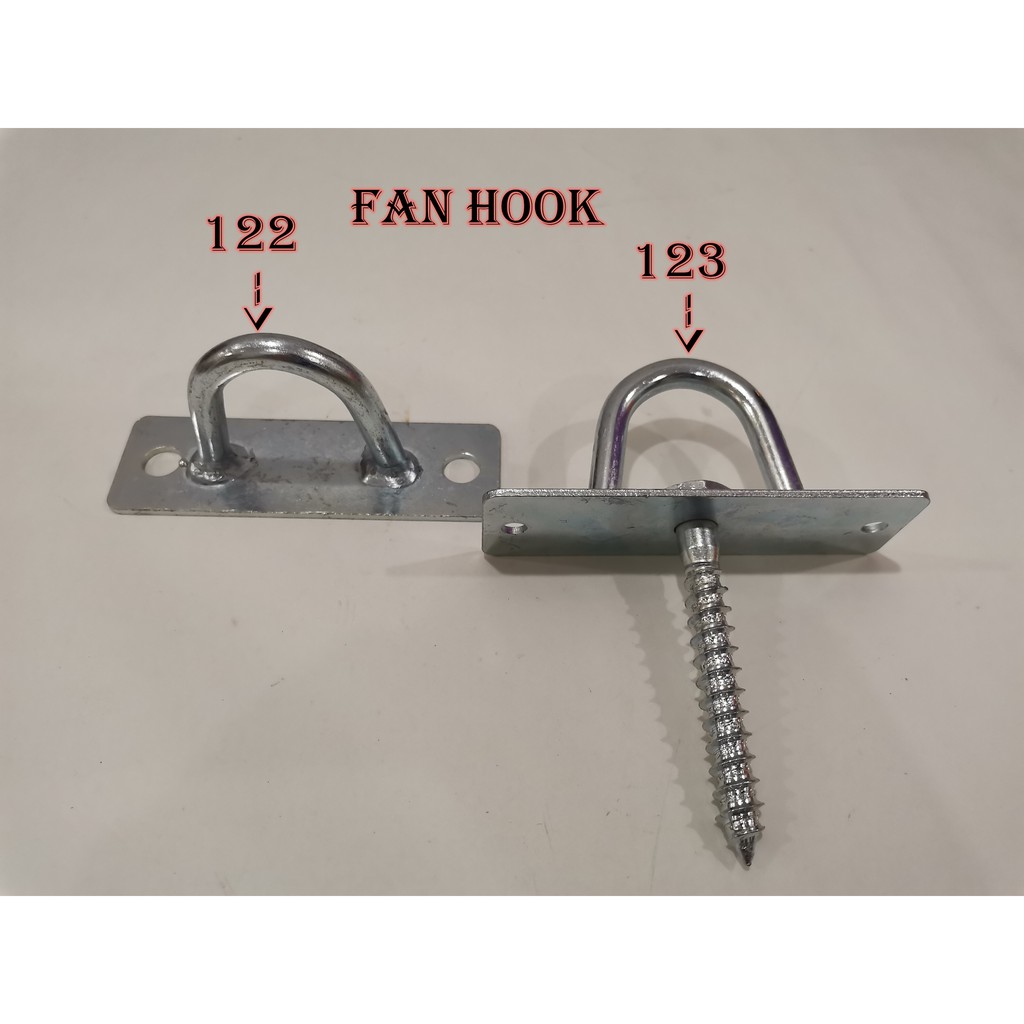 FAN HOOK 122/123 (CEILING FAN HOOK) | Shopee Malaysia