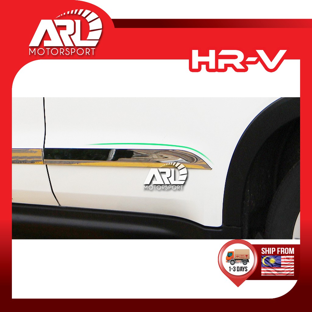 Honda HRV HR-V Vezel RU T7A Side Door Moulding Body Lining Chrome For ...