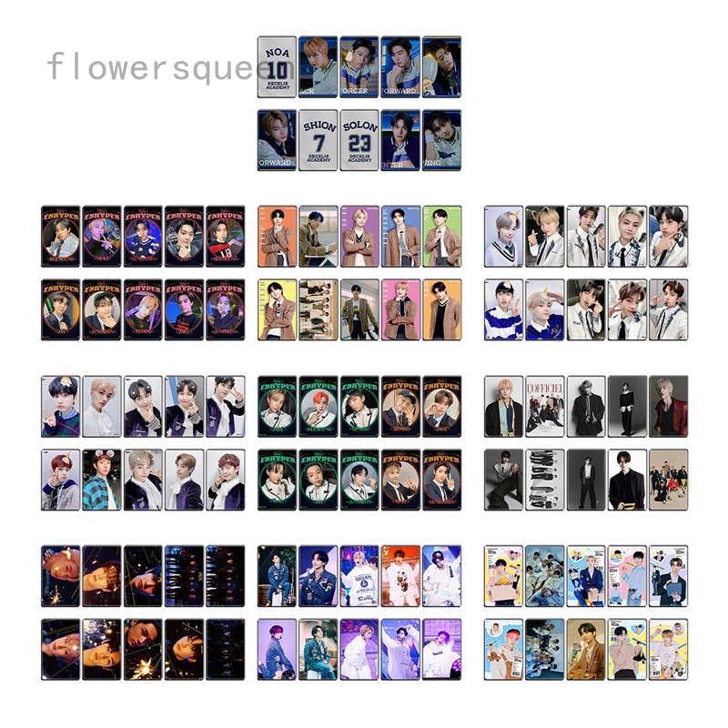 flowersqueen 10Pcs/Set ENHYPEN DIMENSION Card Pvc Student Id Card For ...