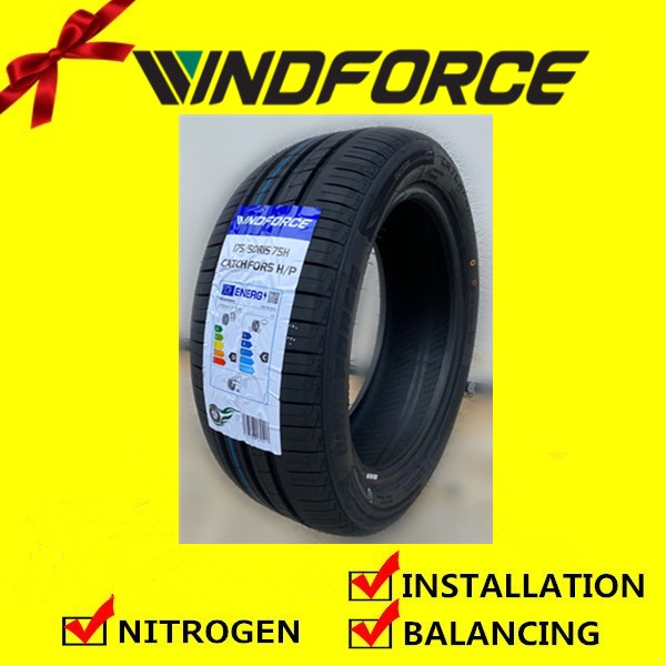 Windforce Catchfors H/P tyre tayar tire (With Installation) 175/50R15 | Shopee Malaysia